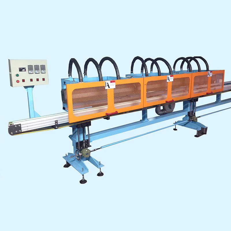 automatic welding machine line with electric heating / drying machine.